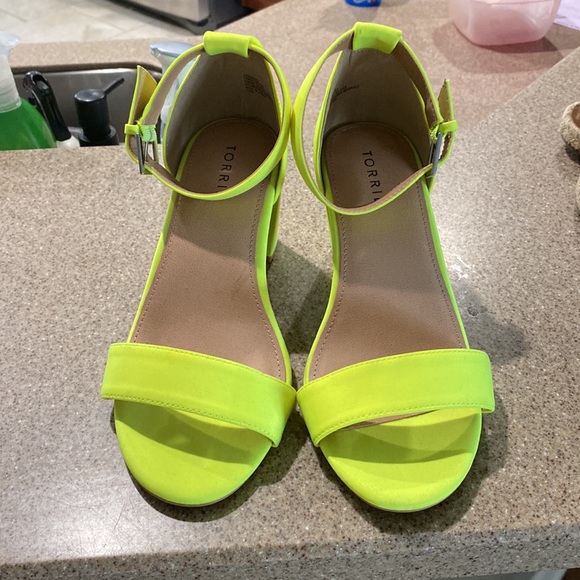 torrid | Shoes | Torrid Lime Green Heels | Poshmark